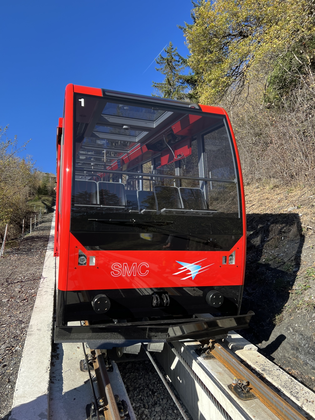 27.10.2022 , 10h40, les premiers mètres du funiculaire – SMC ...