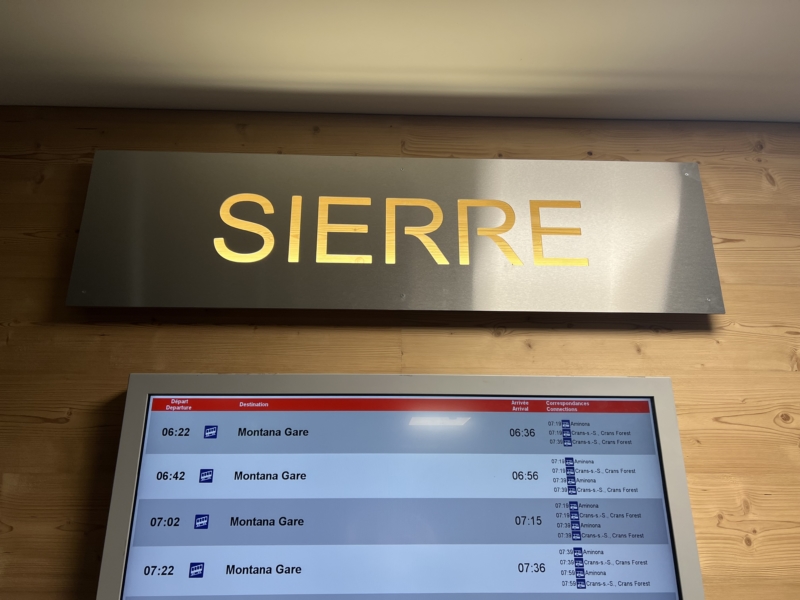 Gare de Sierre – SMC – Compagnie de bus et de chemins de fer